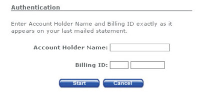 Access your eBill account