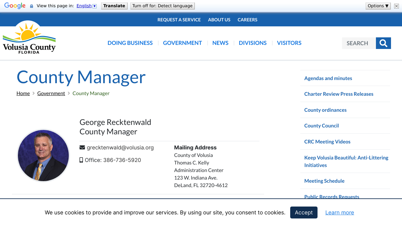 County Manager