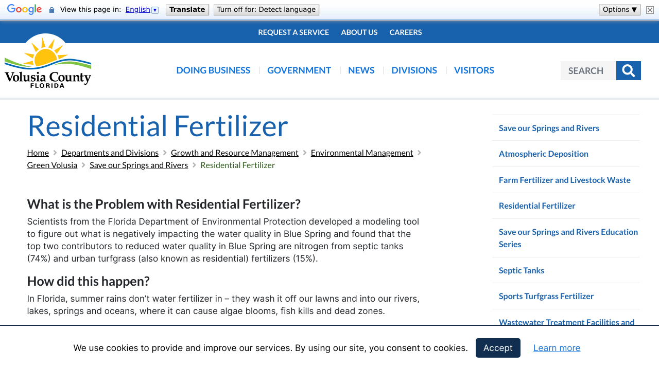Residential Fertilizer
